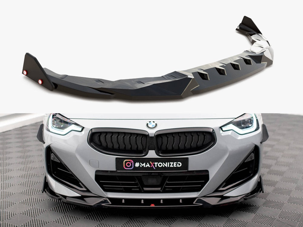 Front Splitter V.2 - BMW 2 Coupe M-Pack / M240i – Mod Central