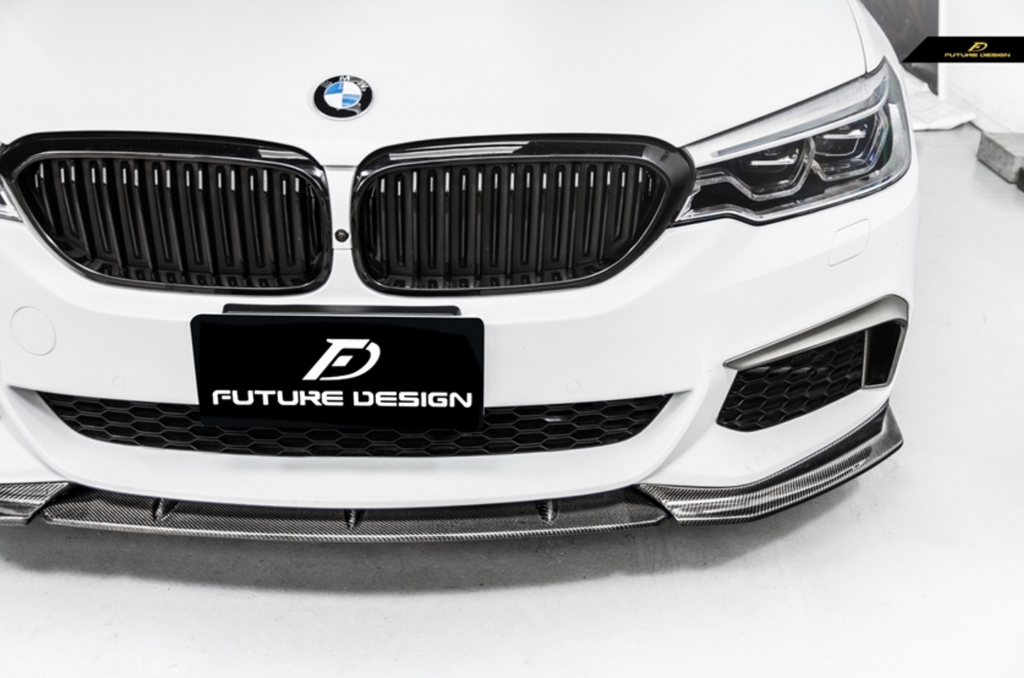 FUTURE DESIGN - BMW 5 SERIES G30 PRE LCI CARBON FIBRE FRONT LIP ( GT S ...