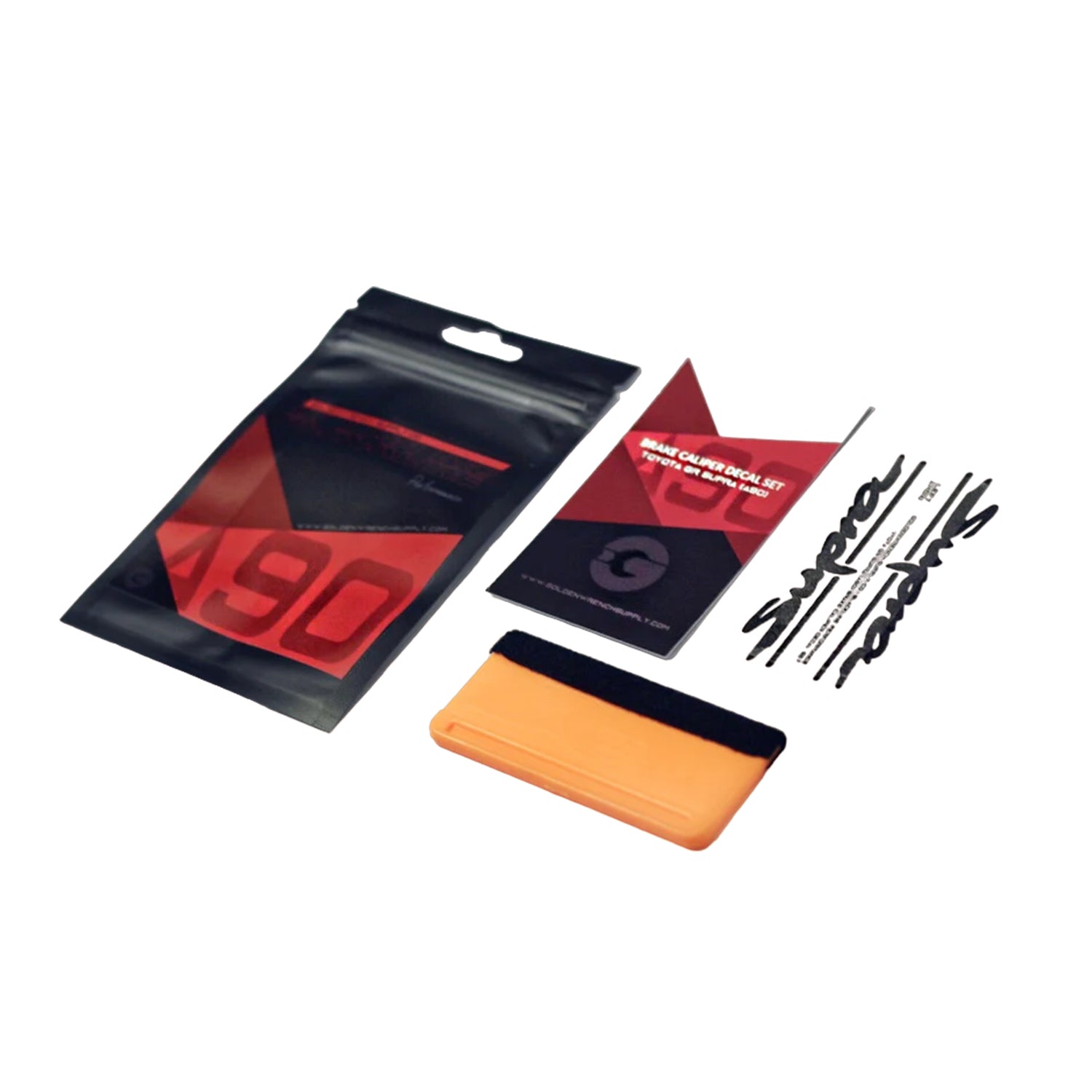 GoldenWrench Toyota GR Supra BLACKLINE Performance Brake Caliper Decal ...