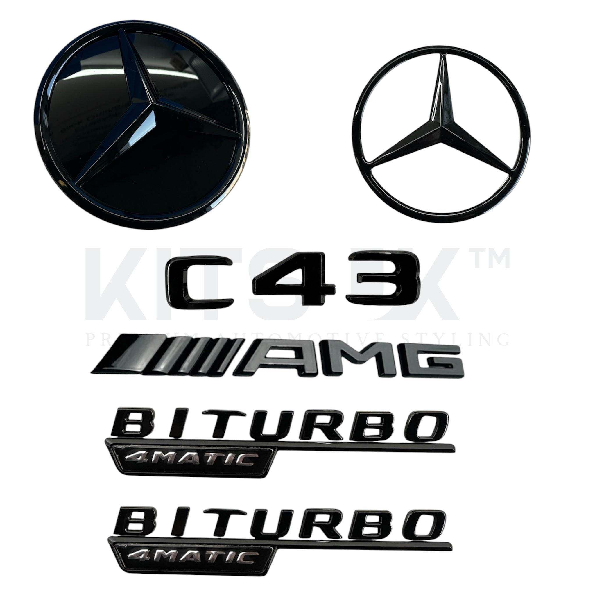 Badges - Mercedes W205 C43 Black Badge | Mod Central