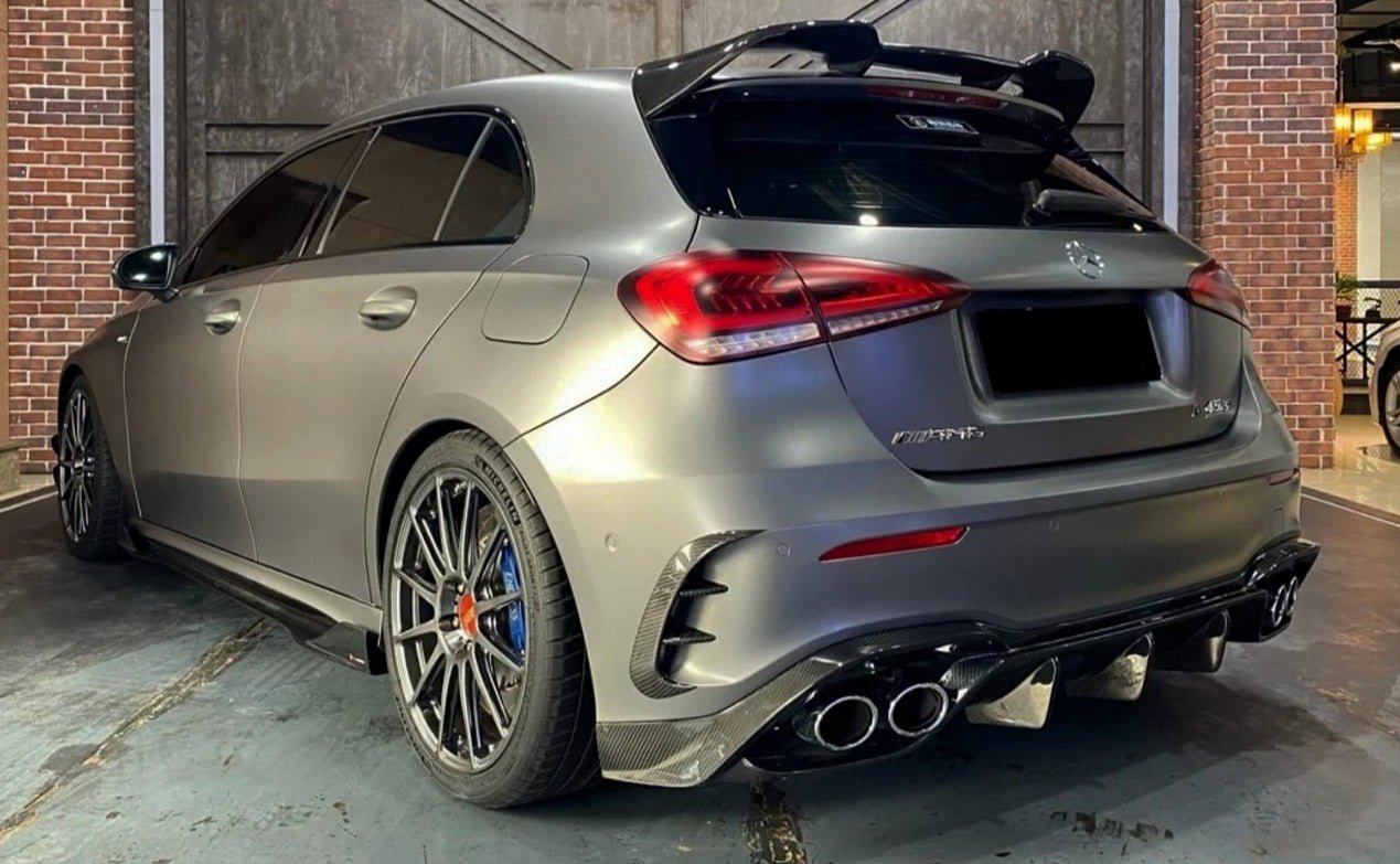 TAKD - MERCEDES A CLASS W177 A35 / A45 CARBON REAR SPOILER – Mod Central