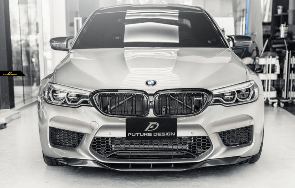 FUTURE DESIGN - BMW M5 F90 2017-20 CARBON FIBRE FRONT LIP RKP STYLE ...