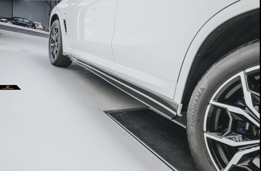 FUTURE DESIGN - BMW X4 G02 LCI DRY CARBON FIBRE SIDE SKIRTS – Mod Central