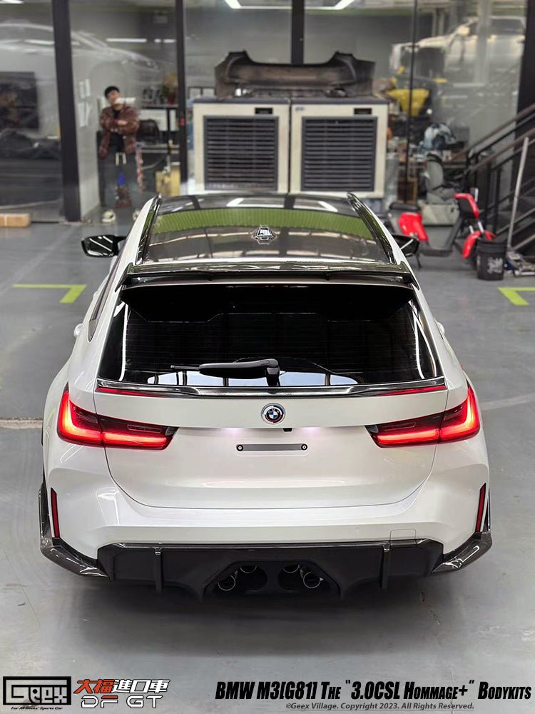 GEEX - BMW M3 G81 DRY CARBON FIBRE REAR MID SPOILER – Mod Central