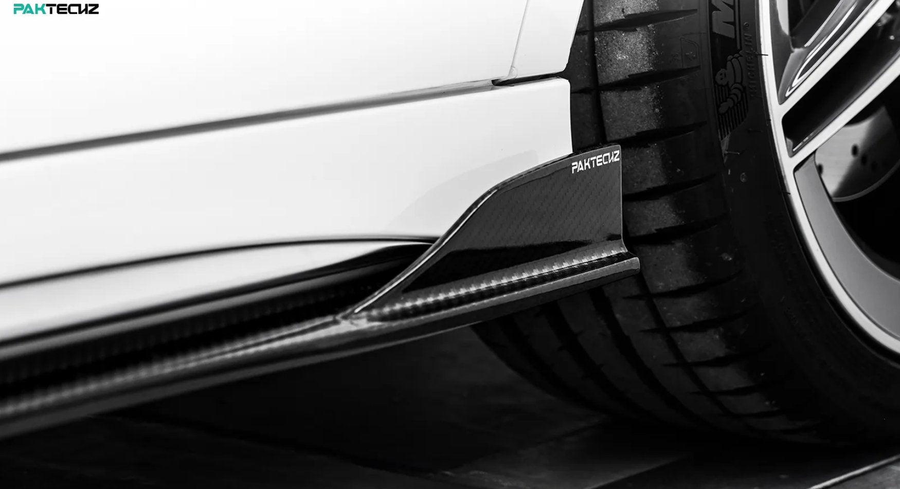 PAKTECHZ - MERCEDES BENZ CLA W118 DRY CARBON FIBRE SIDE SKIRTS – Mod ...